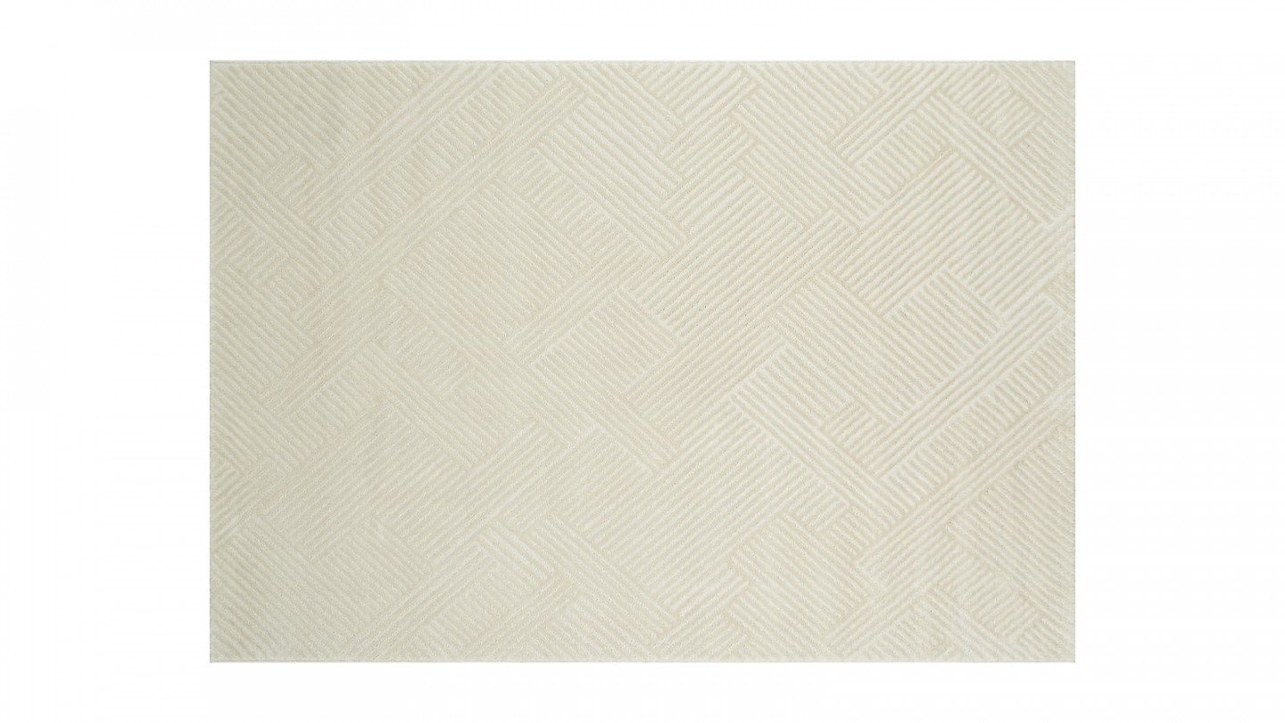 Tapis relief beige 160x230 - Carlotta - Homifab